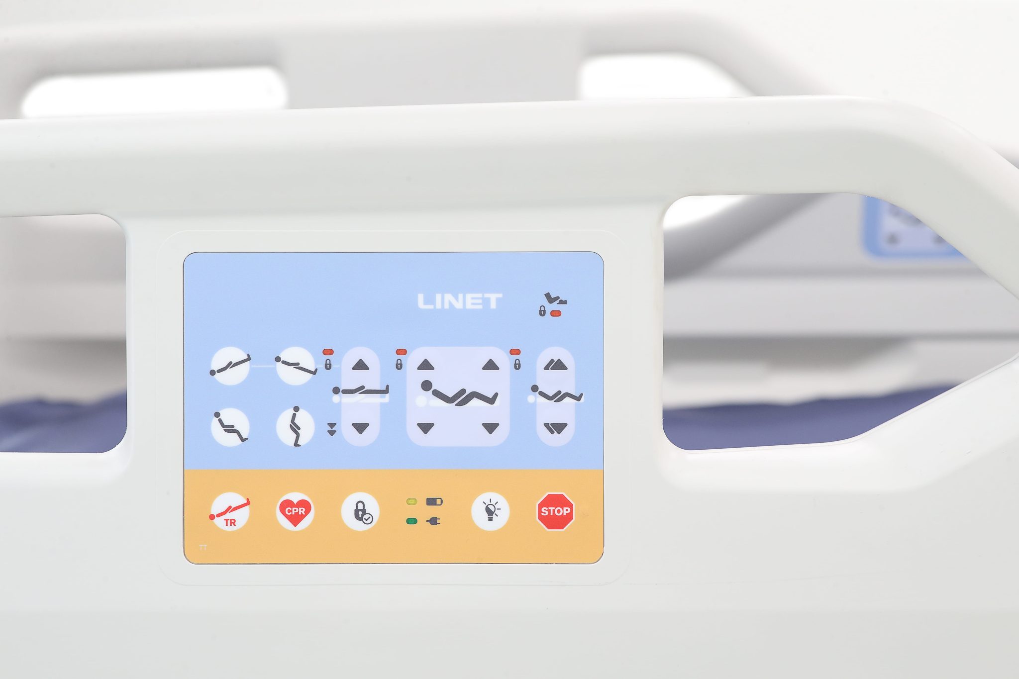 LINET Essenza 300 Universal Low Height Bed with Telescopic Side Rails ...