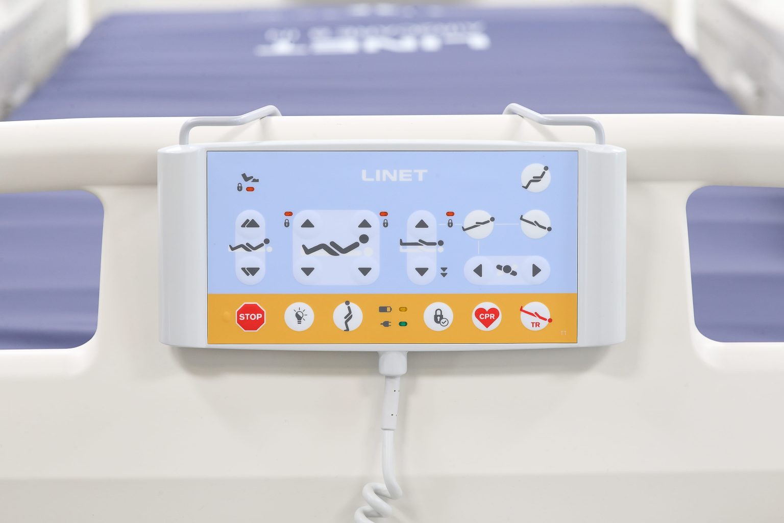 LINET Essenza 300 Universal Low Height Bed with Telescopic Side Rails ...